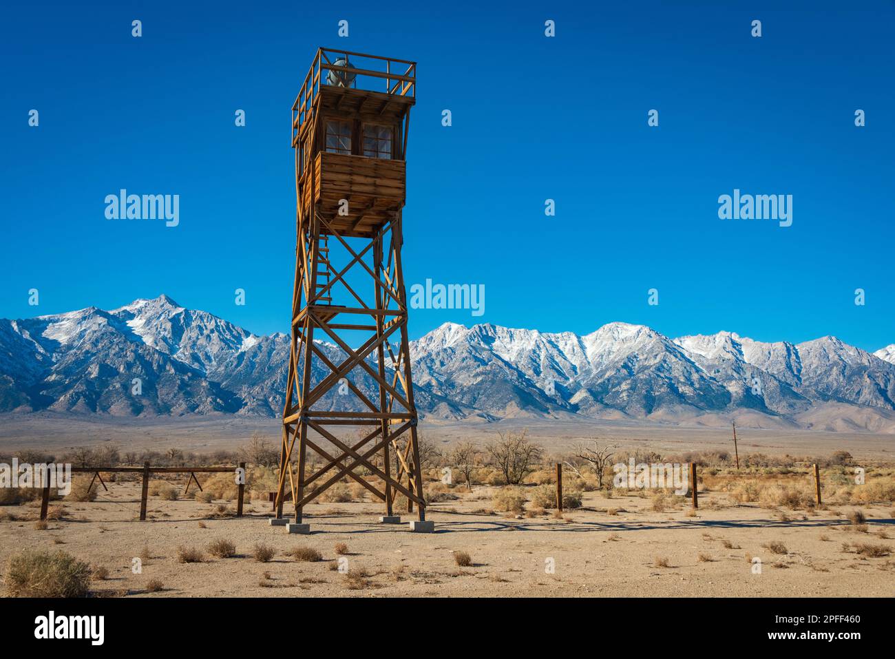 Manzanar National Historic Site in California Stock Photo - Alamy