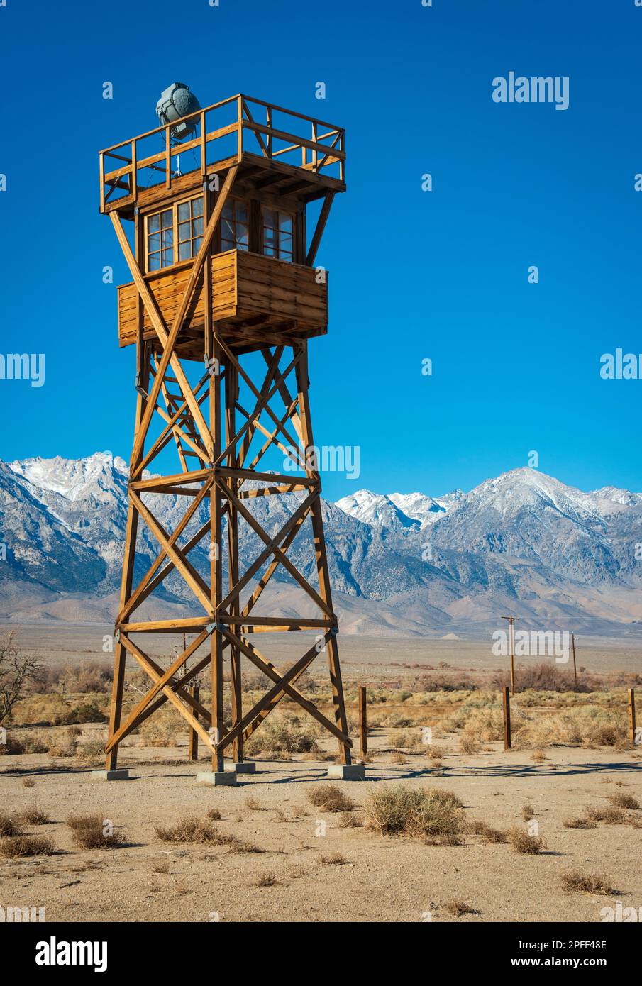 Manzanar National Historic Site in California Stock Photo - Alamy