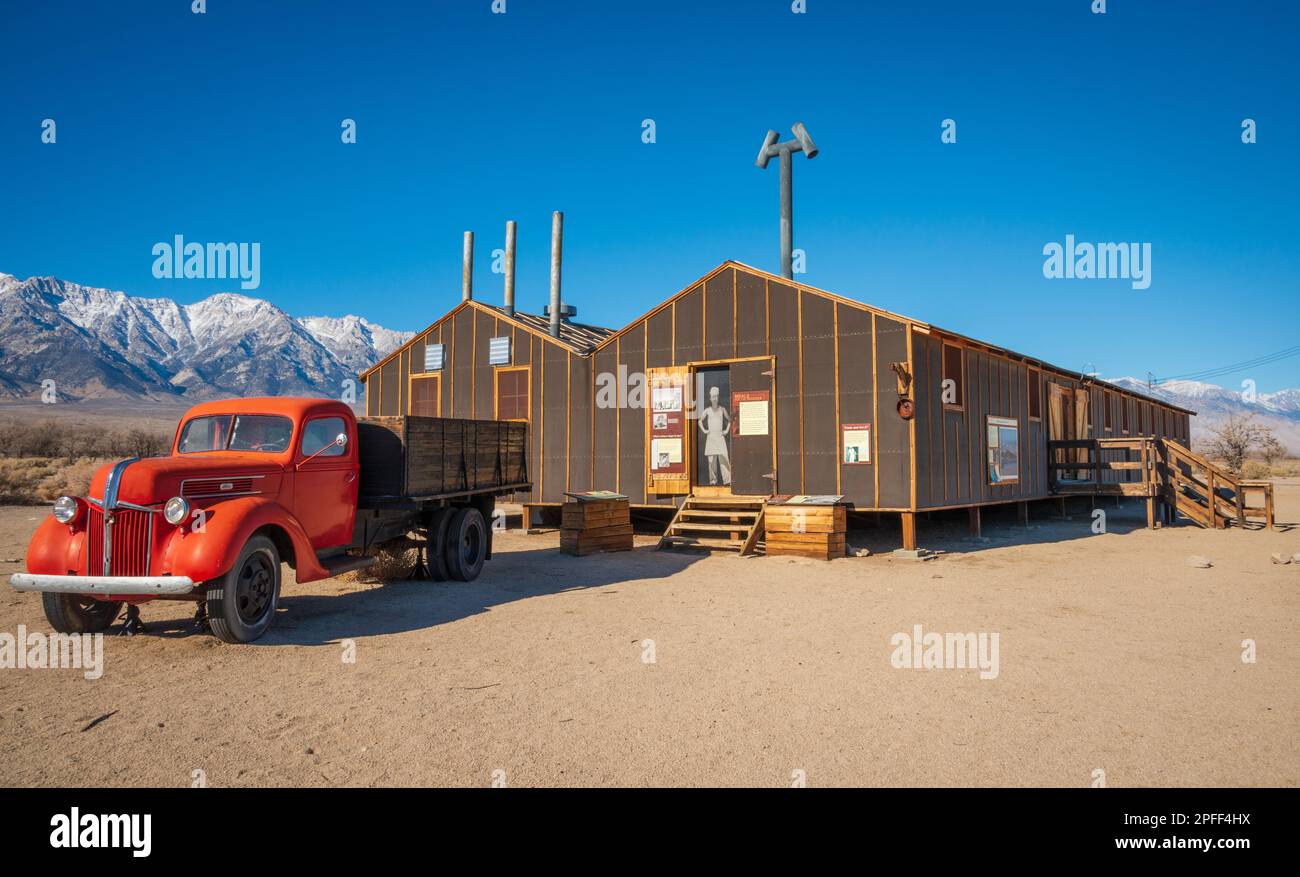 Manzanar National Historic Site in California Stock Photo - Alamy