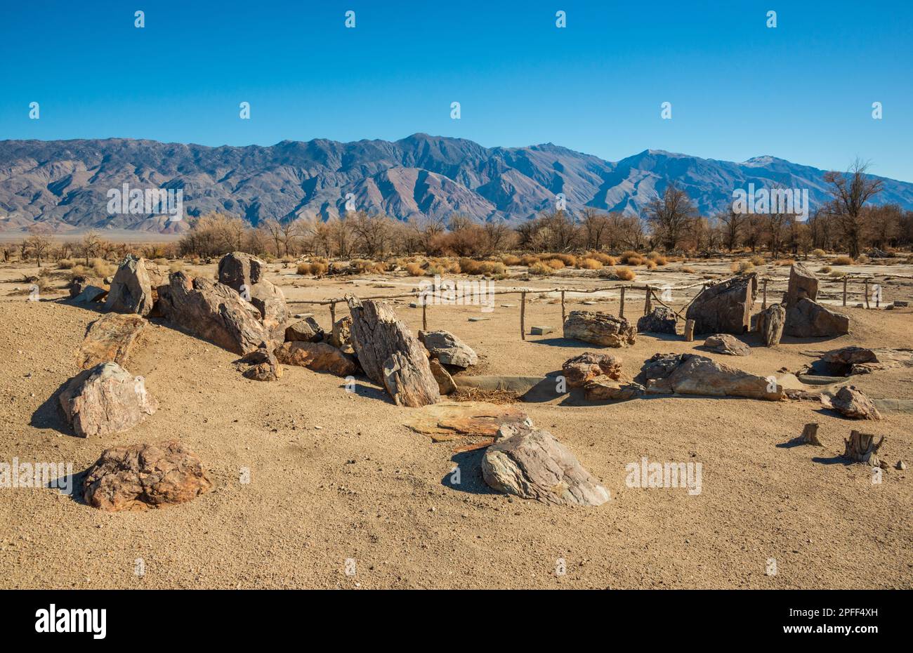 Manzanar National Historic Site in California Stock Photo - Alamy
