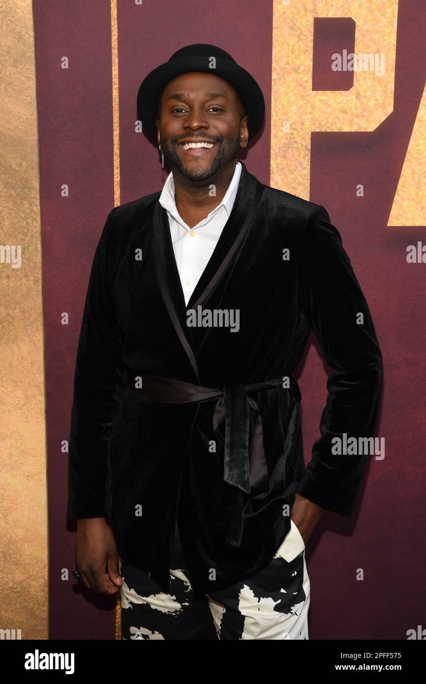 New York, USA. 16th Mar, 2023. Douglas Lyons attends the 'Parade' Broadway musical opening night ...
