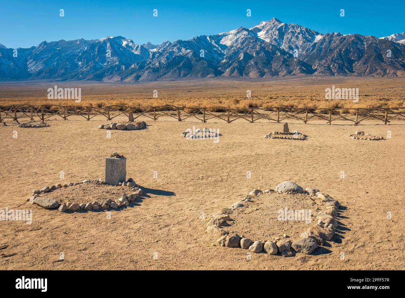 Manzanar National Historic Site in California Stock Photo - Alamy