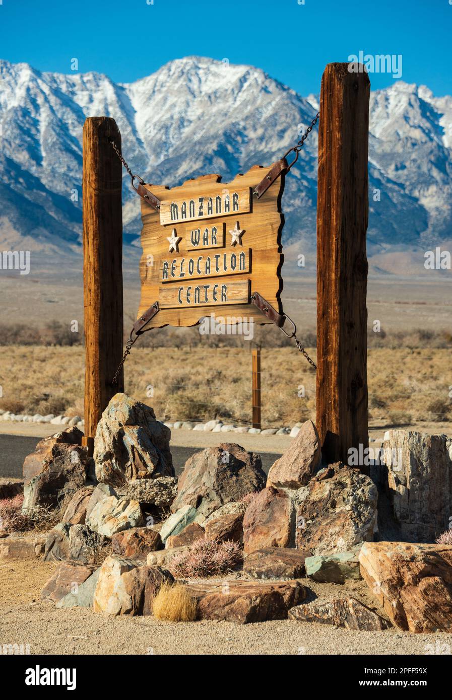 Manzanar National Historic Site in California Stock Photo - Alamy