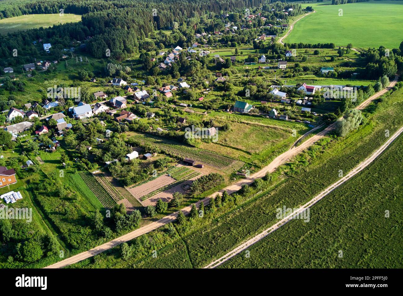 Vegetable plot aerial hi-res stock photography and images - Alamy