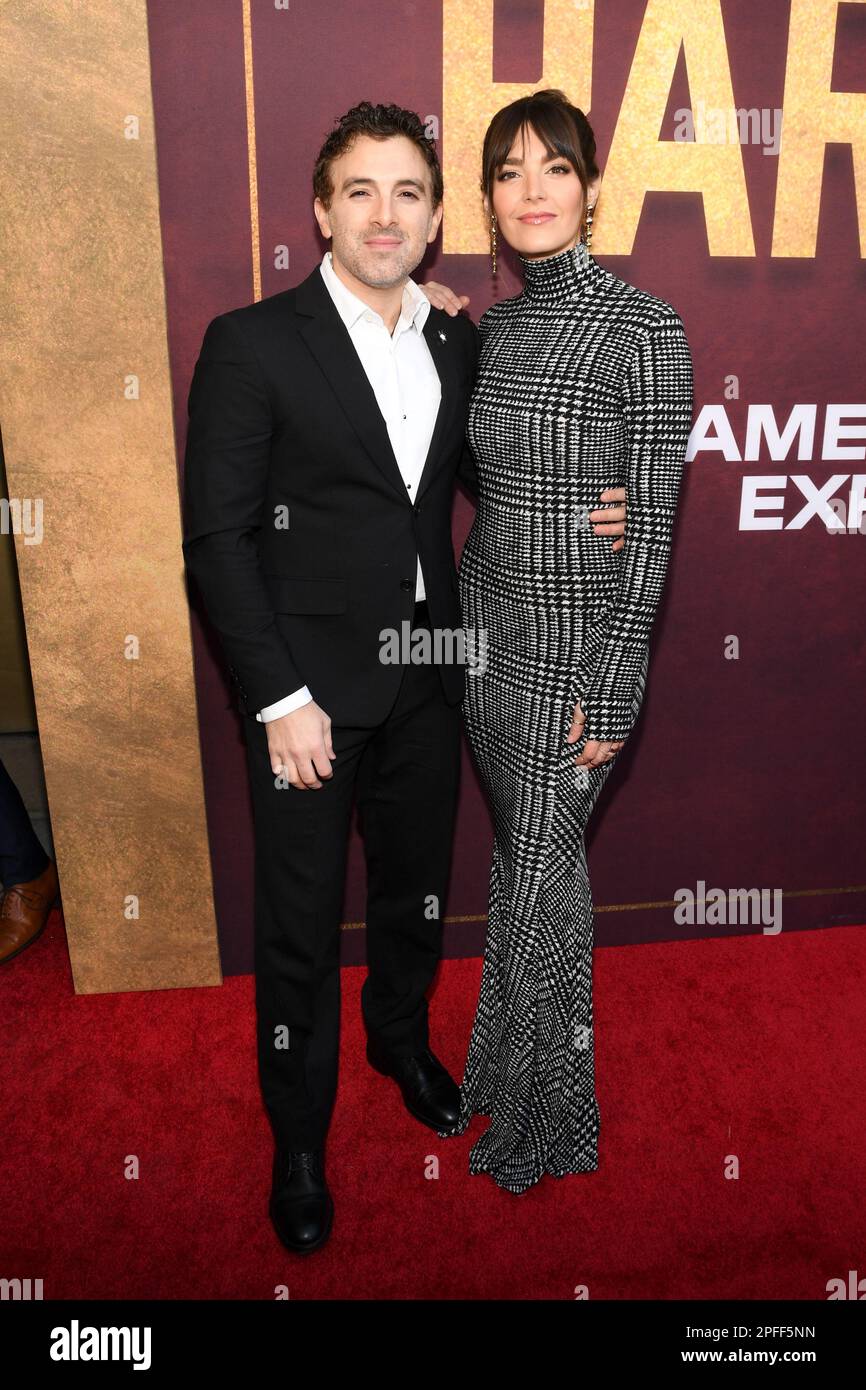 New York, USA. 16th Mar, 2023. Jarrod Spector and Kelli Barrett attend ...