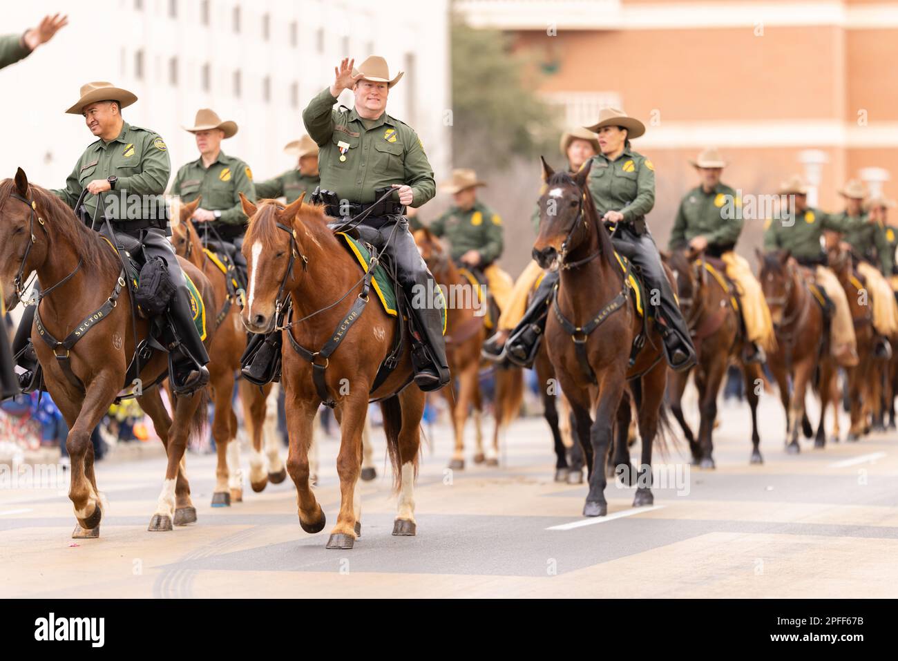 Laredo, Texas, USA - February 19, 2022: The Anheuser-Busch Washington’s ...