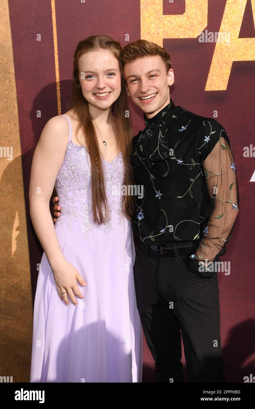 New York, USA. 16th Mar, 2023. Erin Rose Doyle and Jake Pendersen ...