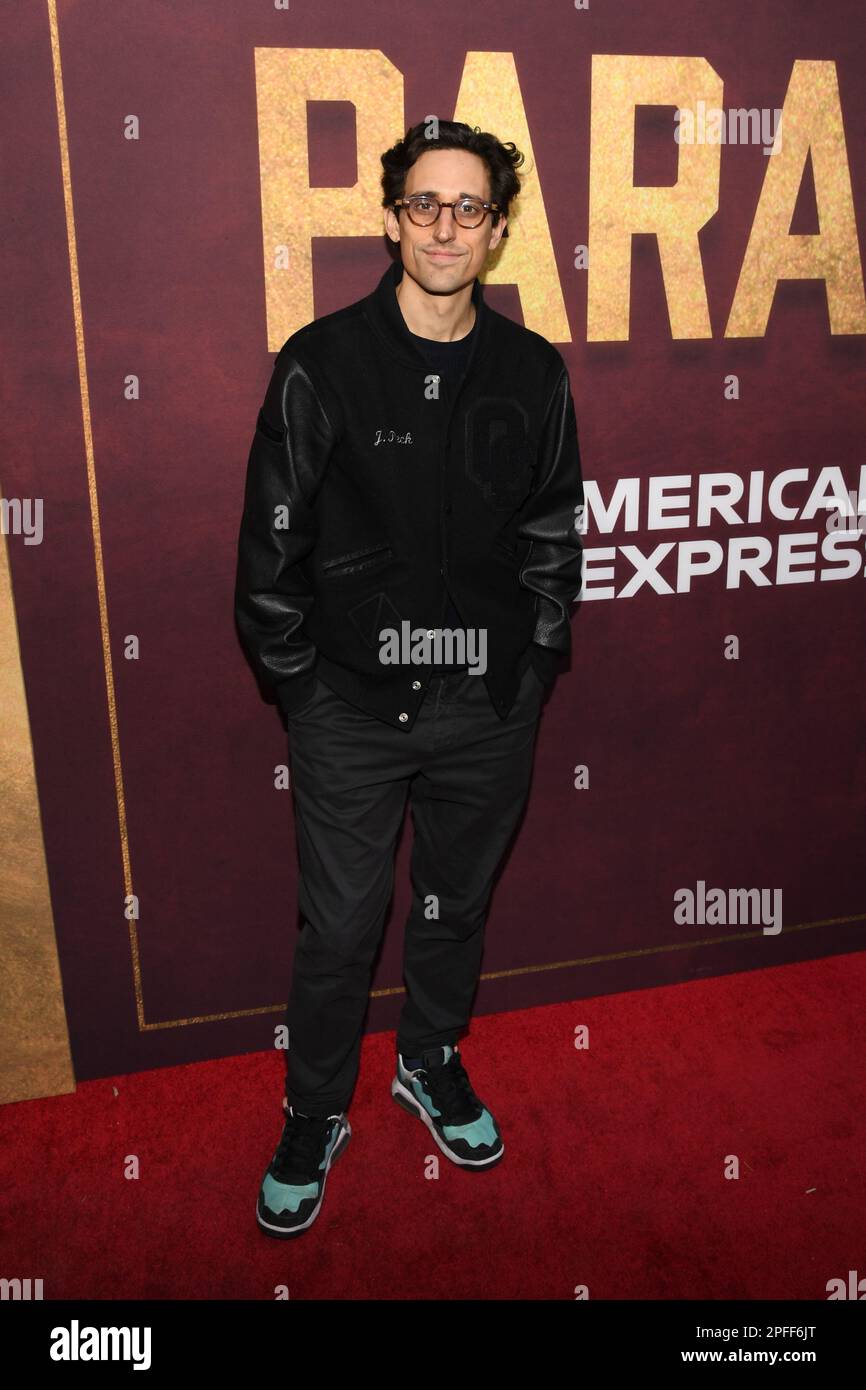 New York, USA. 16th Mar, 2023. Justin Peck attends the 'Parade ...