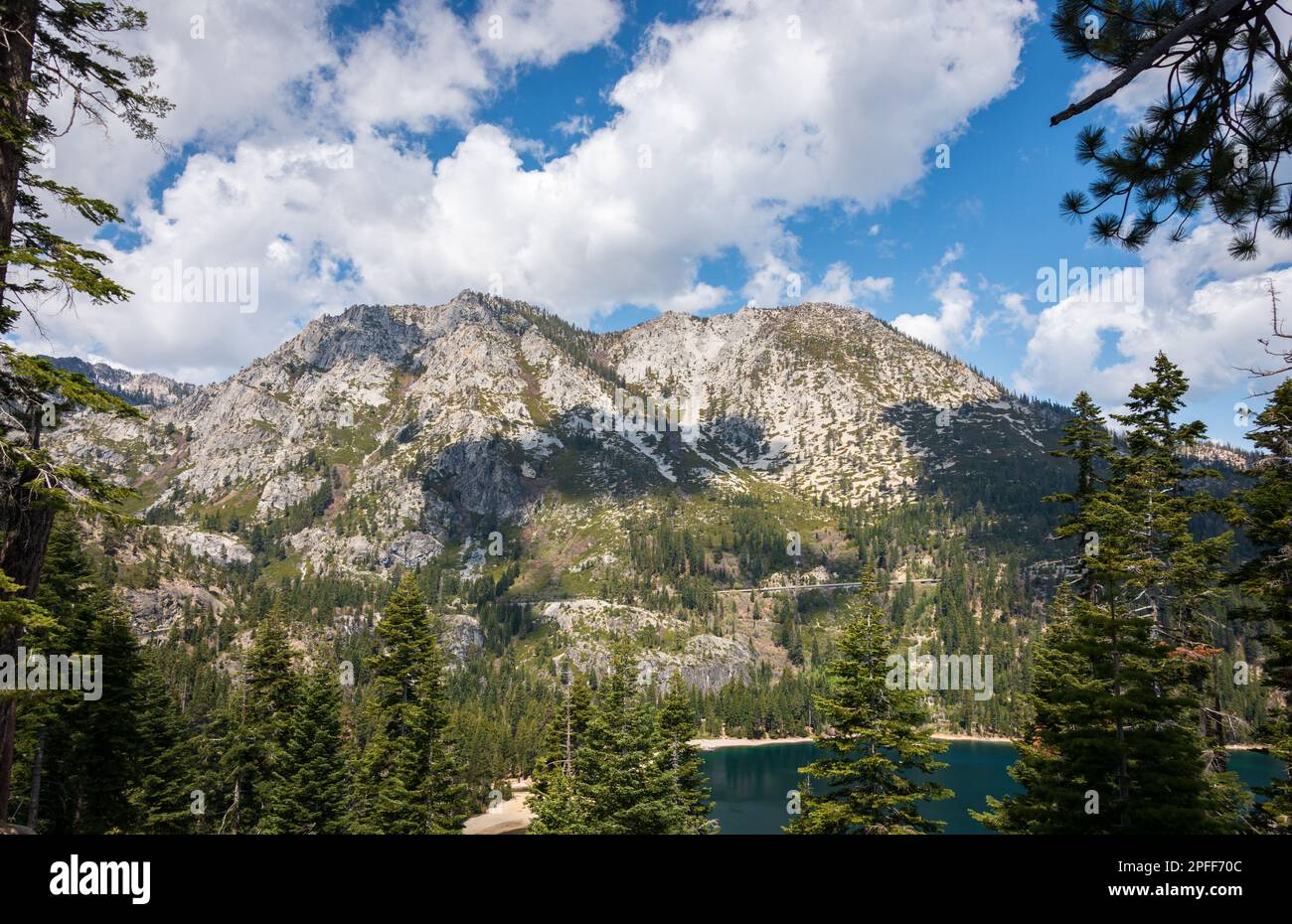 Lake Tahoe, freshwater lake in the Sierra Nevada of the United States ...