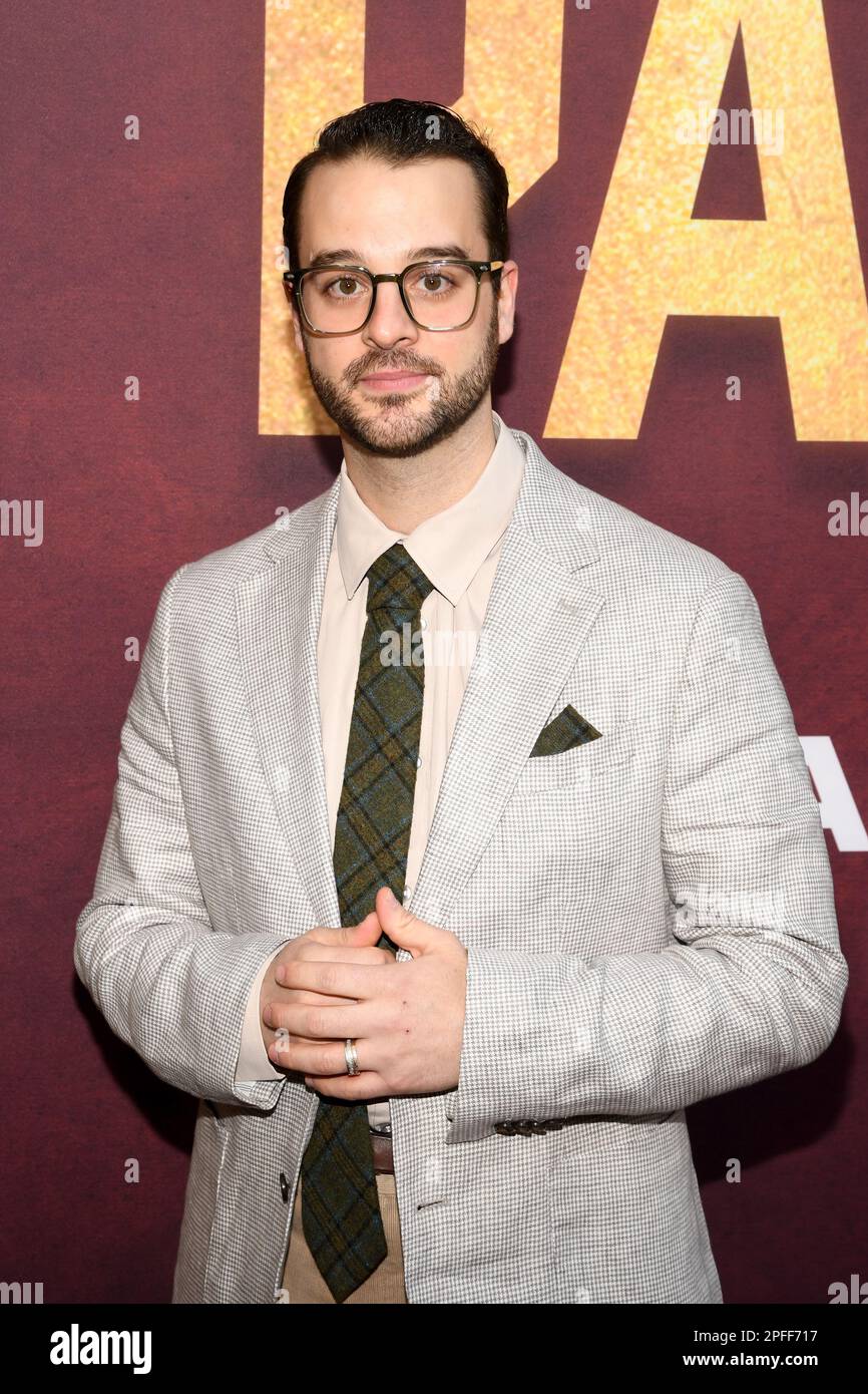 New York, USA. 16th Mar, 2023. Ryan Vona attends the 'Parade' Broadway ...
