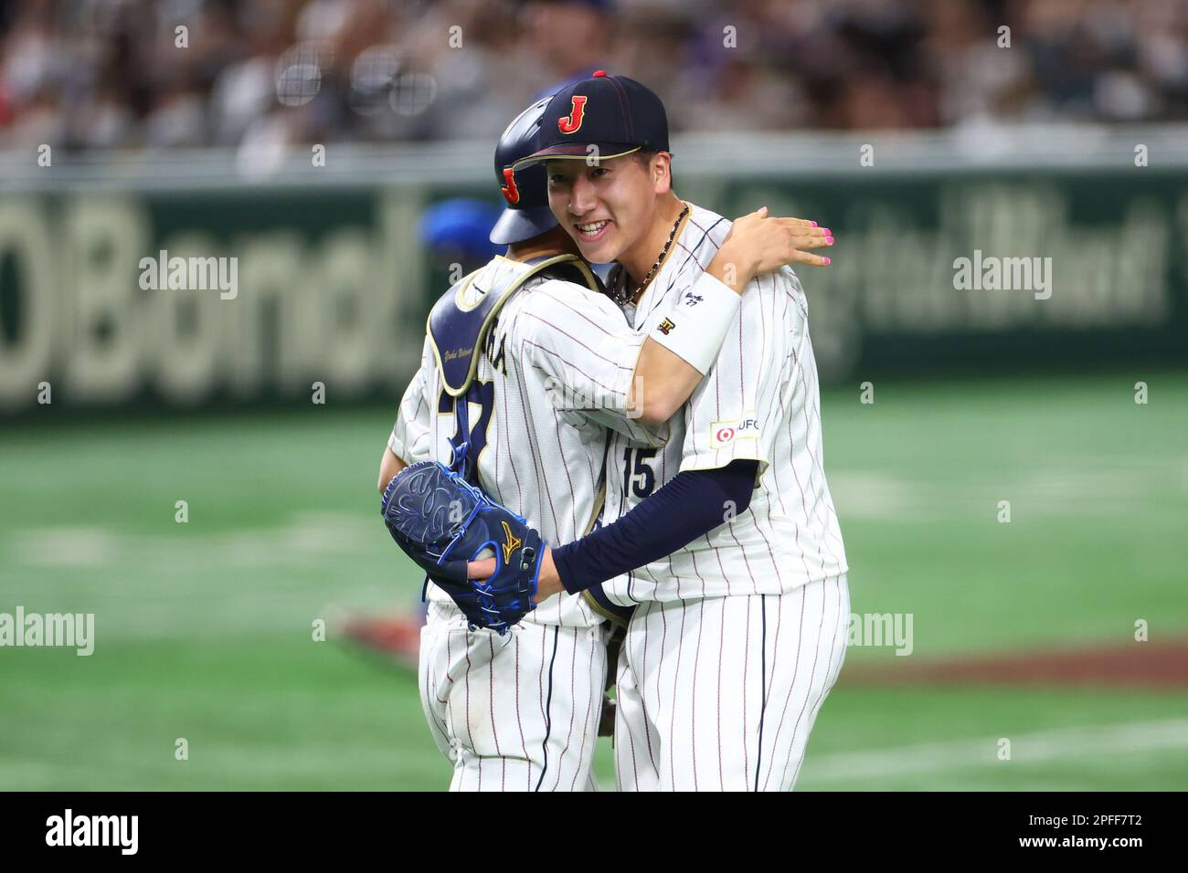 Tokyo, Japan. 16th Mar, 2023. (L-R) Yuhei Nakamura, Taisei (JPN) Baseball : 2023 World Baseball ...