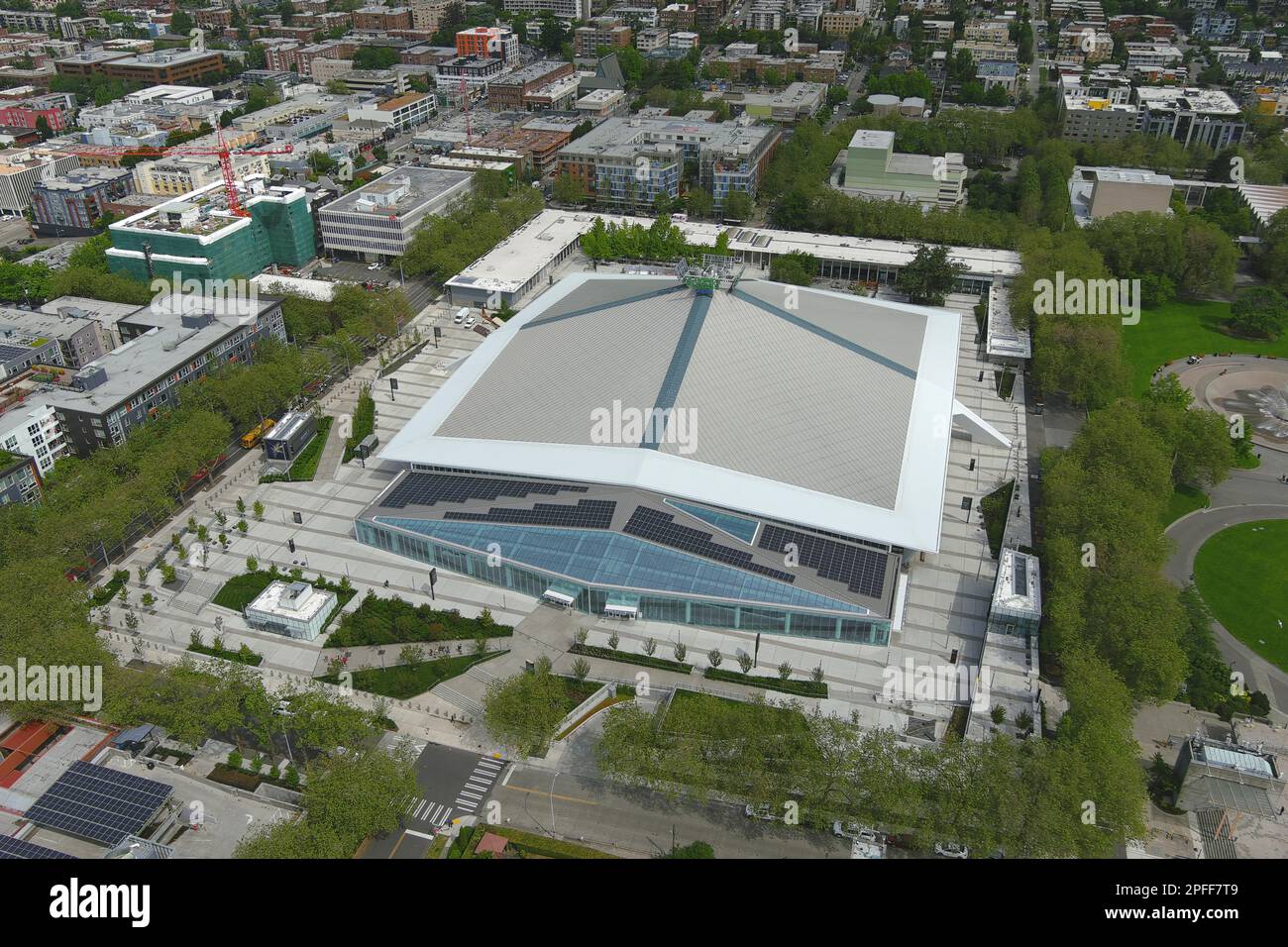Key Arena Aerial View The Climate Pledge Arena In #Seattle Is Home To