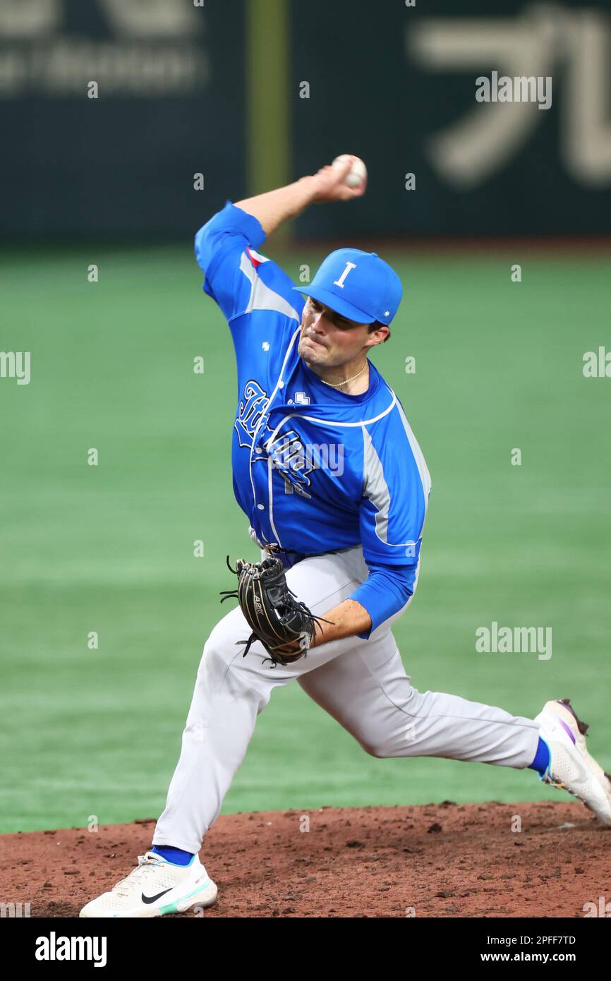Tokyo, Japan. 16th Mar, 2023. Mitchell Stumpo (ITA) Baseball : 2023 ...
