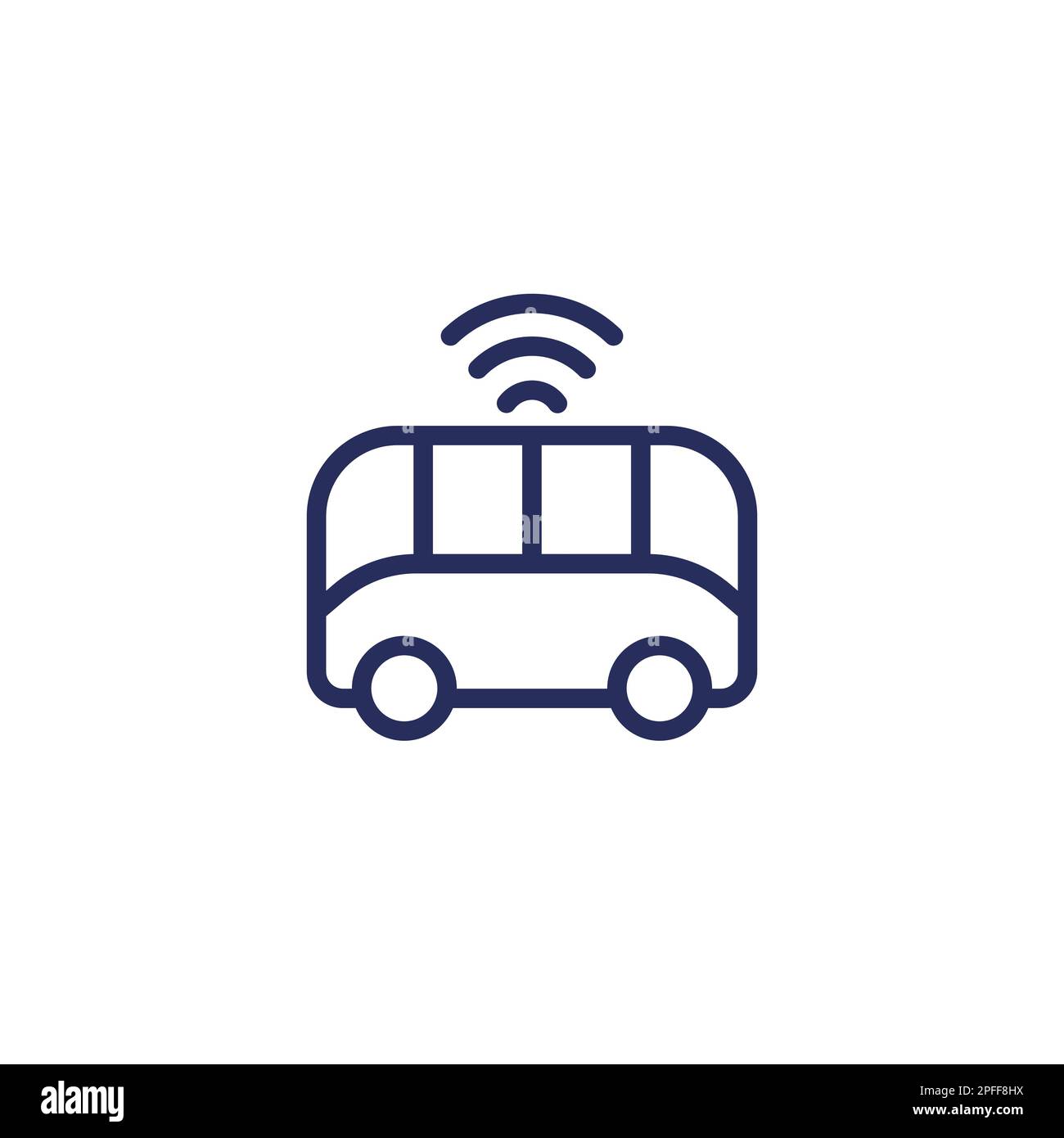 Shuttle bus autonomous Cut Out Stock Images & Pictures - Alamy