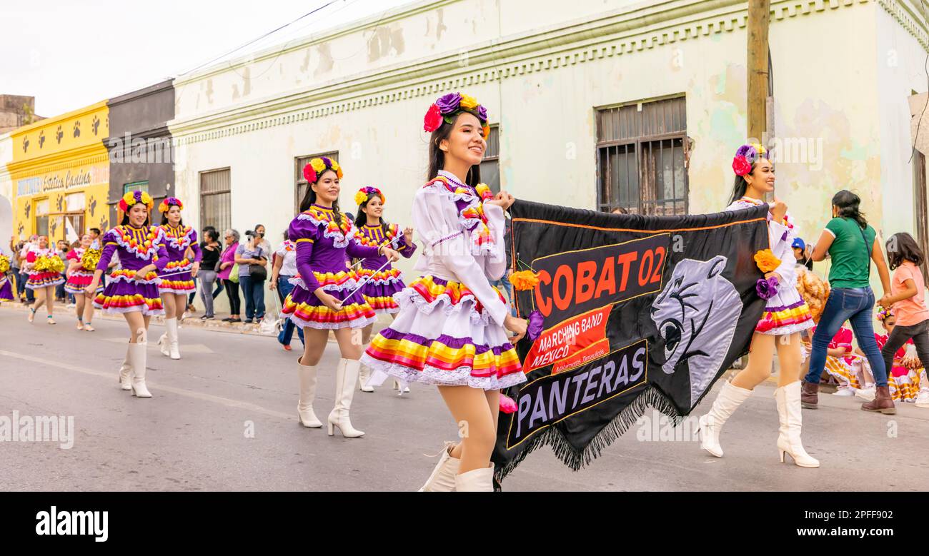 Matamoros, Tamaulipas, Mexico - February 25, 2023: Fiestas Mexicanas ...