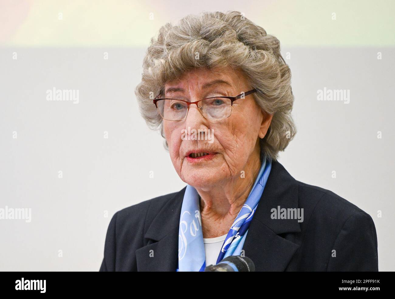 Berlin, Germany. 15th Mar, 2023. Christa Luft, former minister in Hans ...