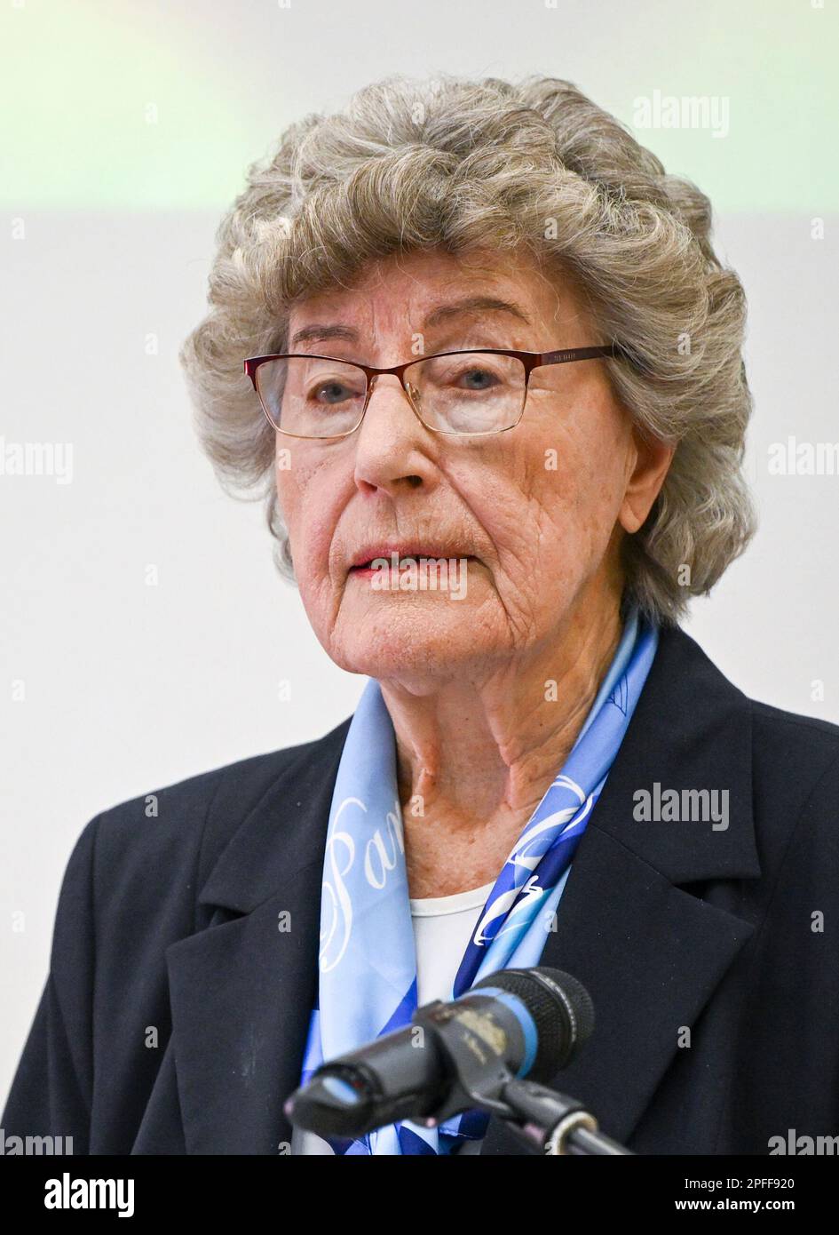 Berlin, Germany. 15th Mar, 2023. Christa Luft, former minister in Hans ...