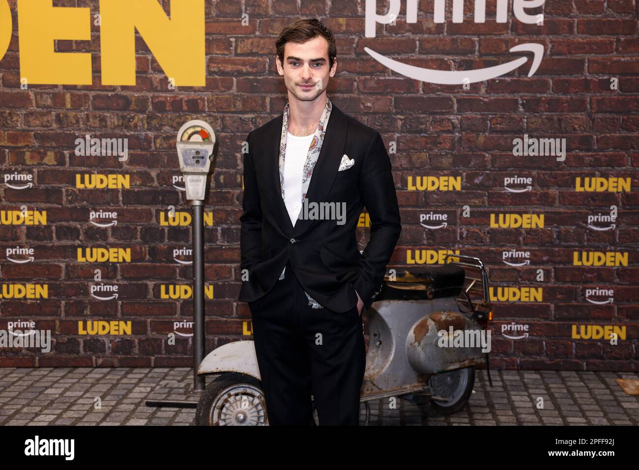 Berlin, Germany. 01st Mar, 2023. Aaron Hilmer comes to the premiere of ...