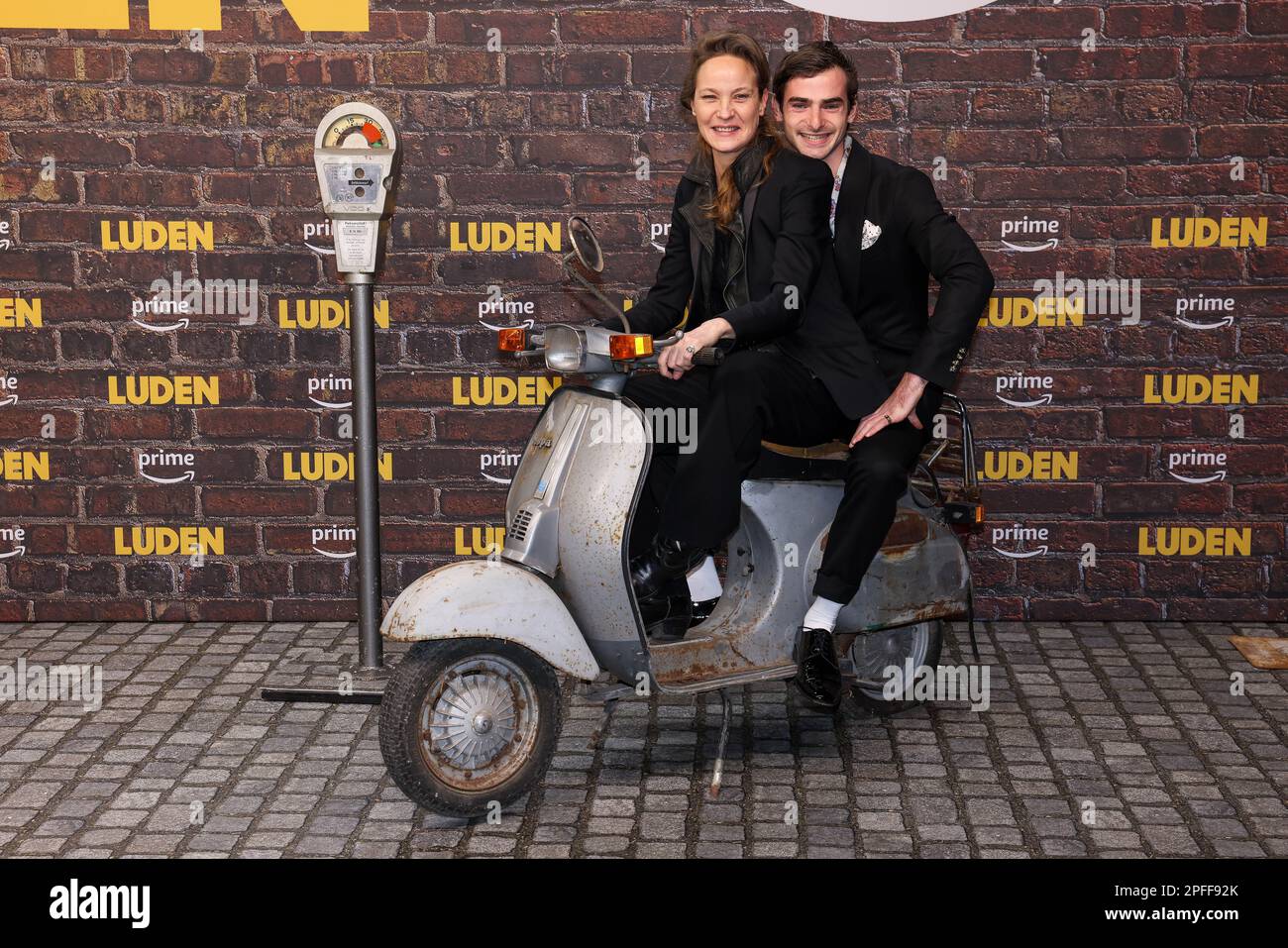 Berlin, Germany. 01st Mar, 2023. Jeanette Hain and Aaron Hilmer come to ...