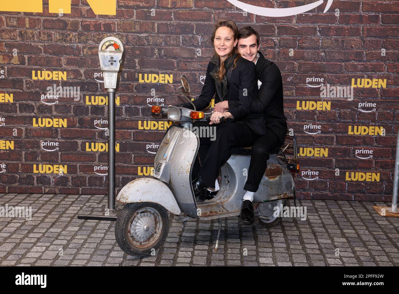 Berlin, Germany. 01st Mar, 2023. Jeanette Hain and Aaron Hilmer come to ...