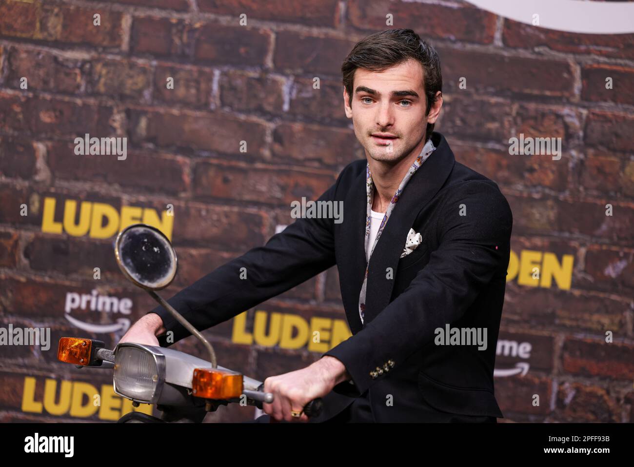 Berlin, Germany. 01st Mar, 2023. Aaron Hilmer comes to the premiere of ...