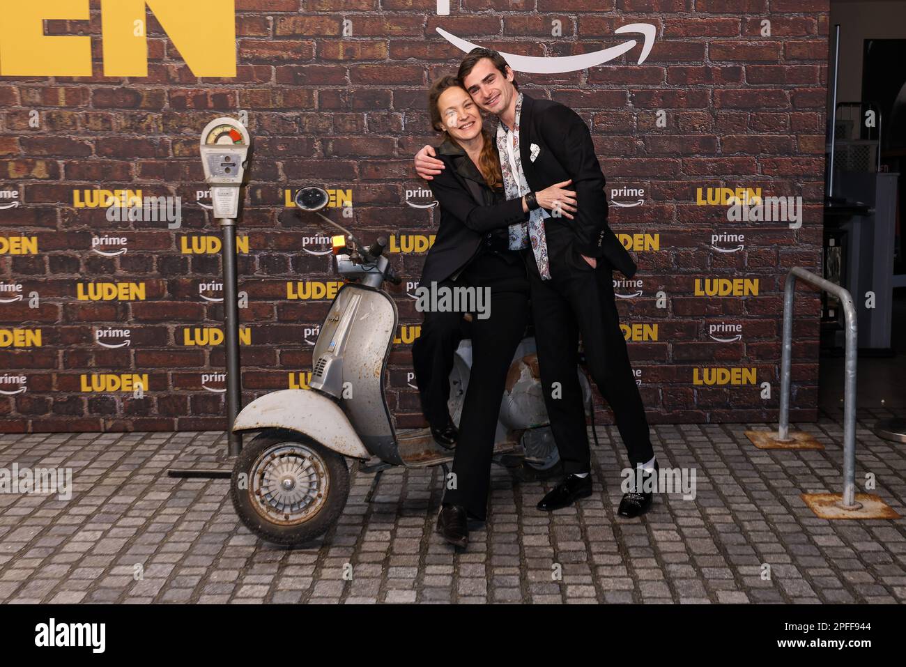 Berlin, Germany. 01st Mar, 2023. Jeanette Hain and Aaron Hilmer come to ...