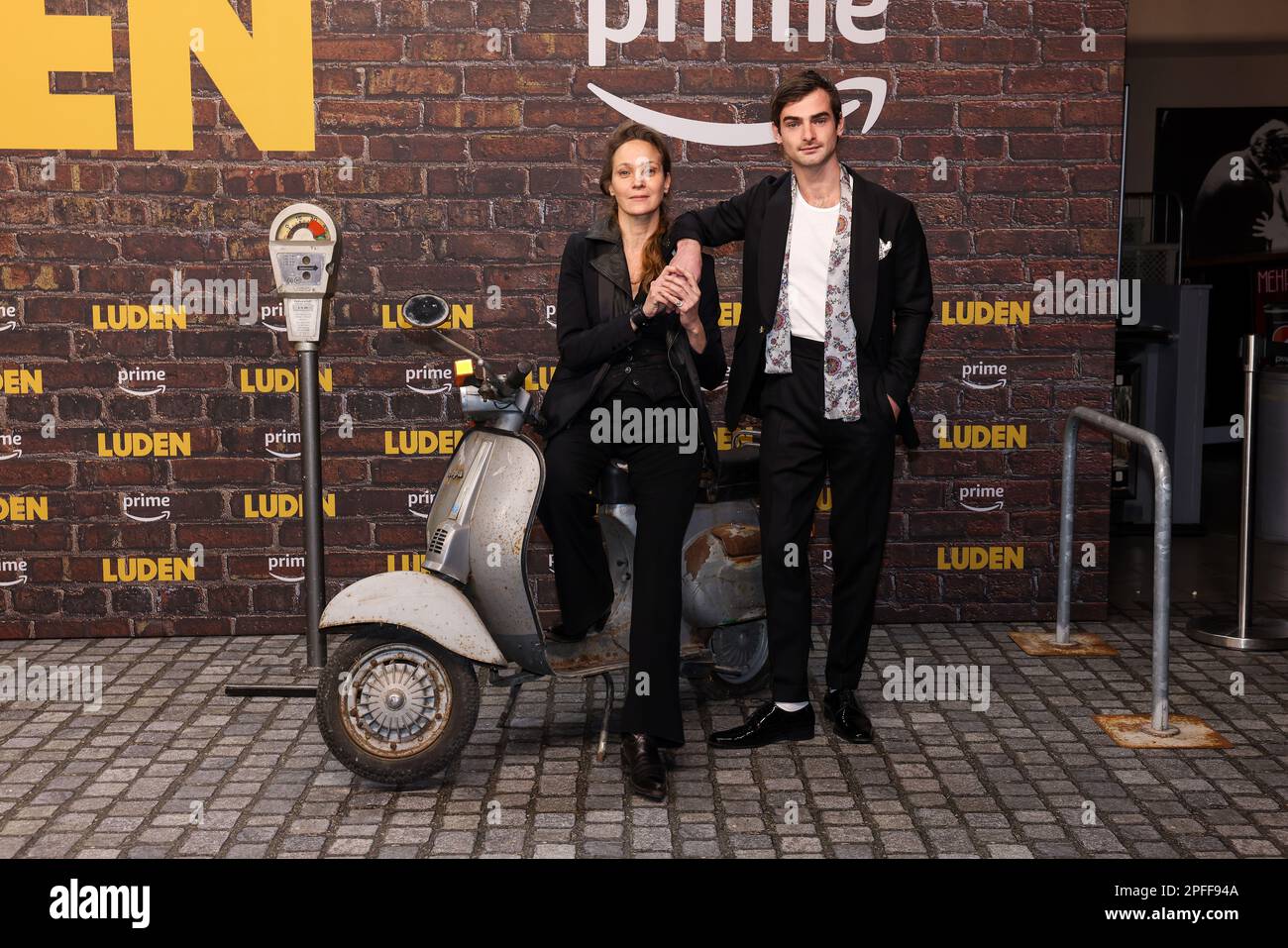 Berlin, Germany. 01st Mar, 2023. Jeanette Hain and Aaron Hilmer come to ...
