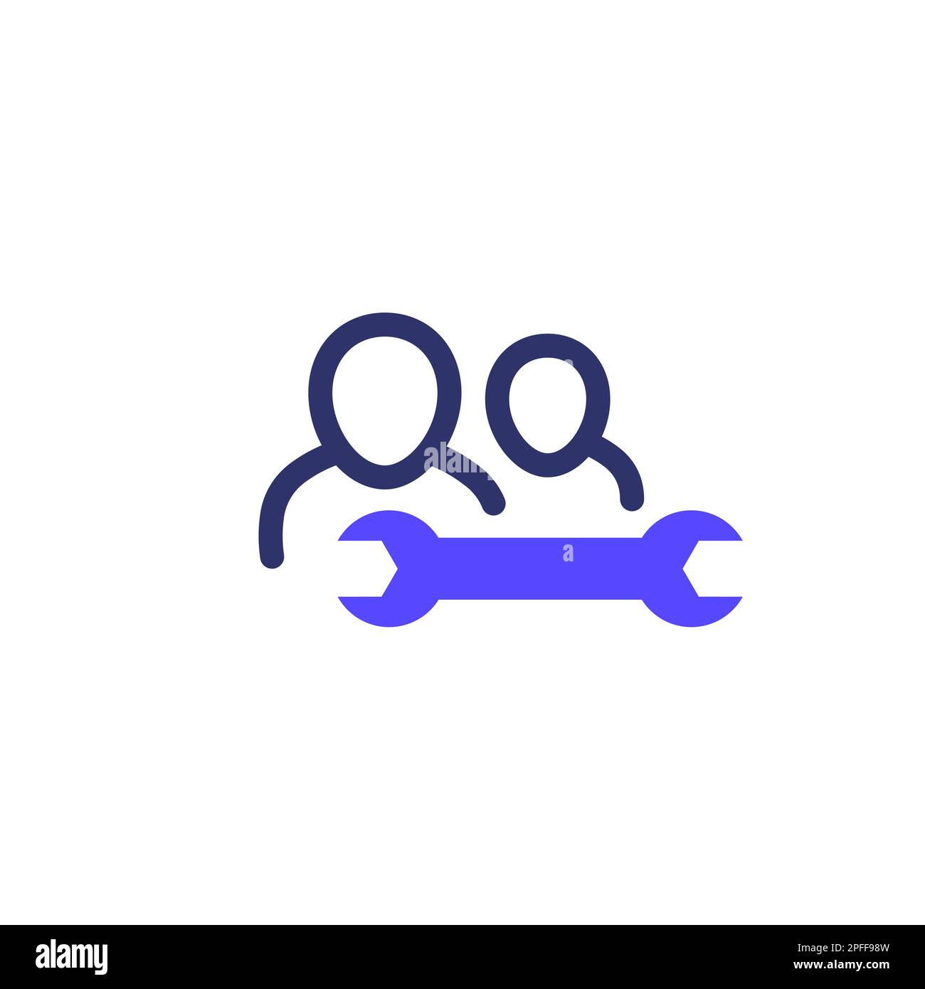 repair team, technical workers icon Stock Vector Image & Art - Alamy