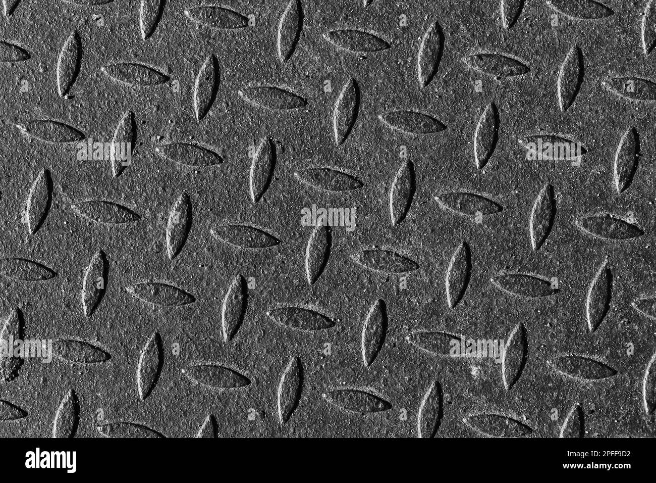 Old grungy metal plate texture with diamond plate pattern. Background ...