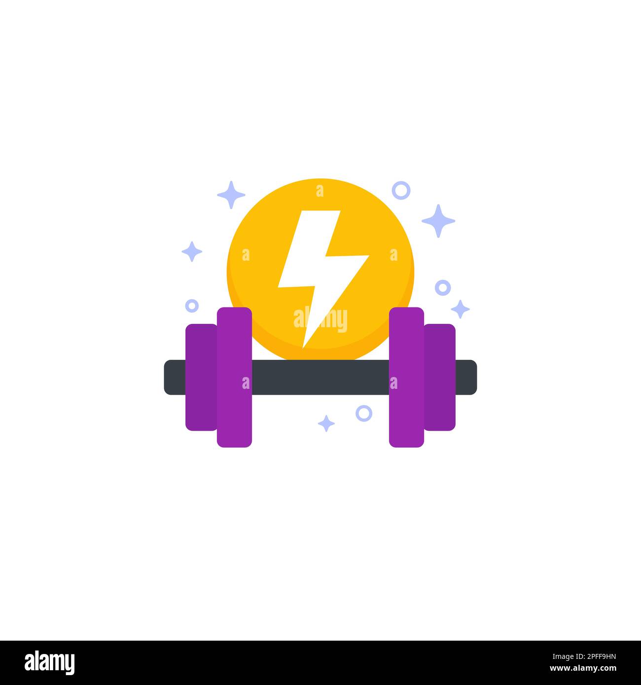 High intensity exercise gym Stock Vector Images - Alamy