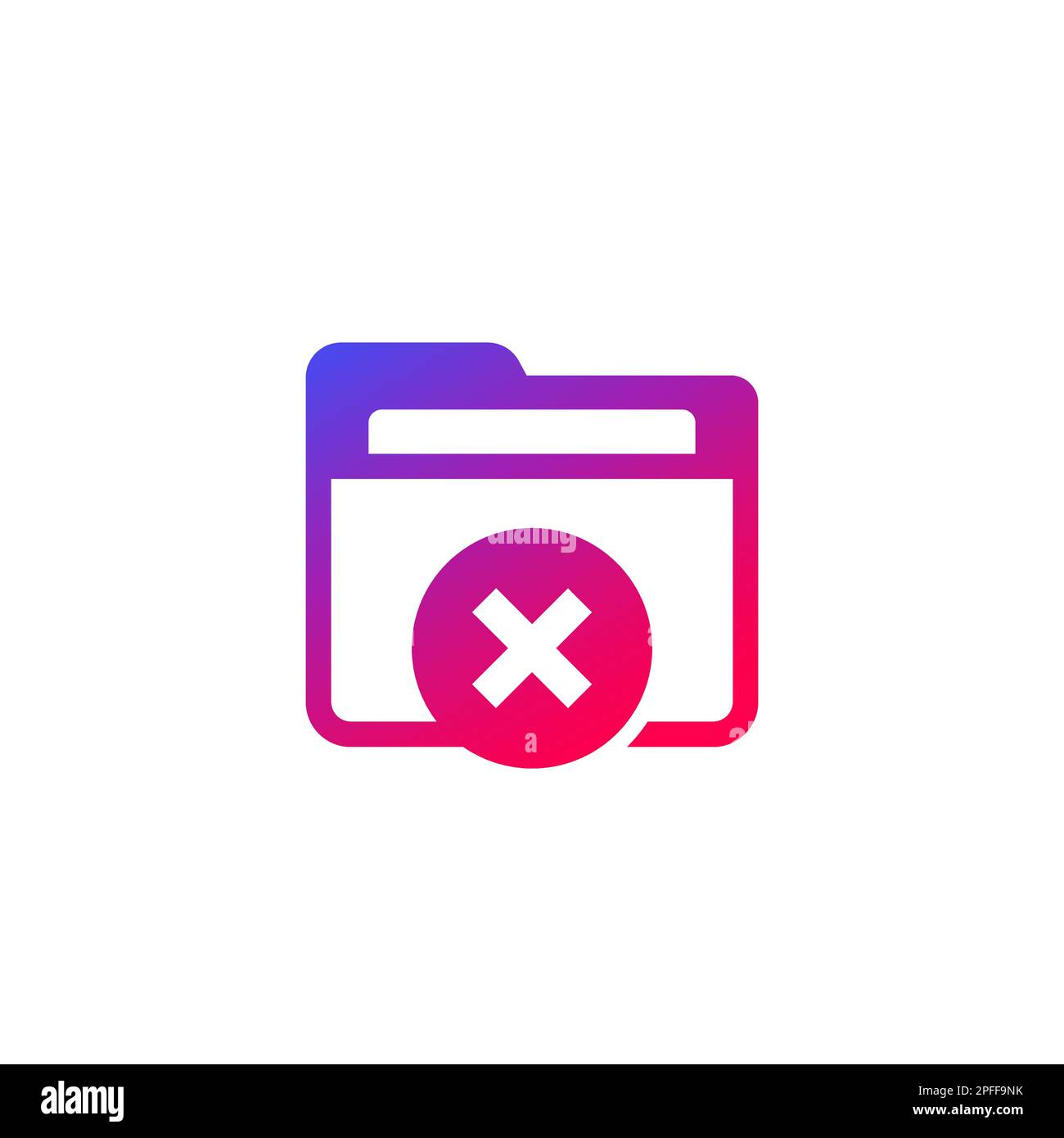 no access to folder icon Stock Vector Image & Art - Alamy