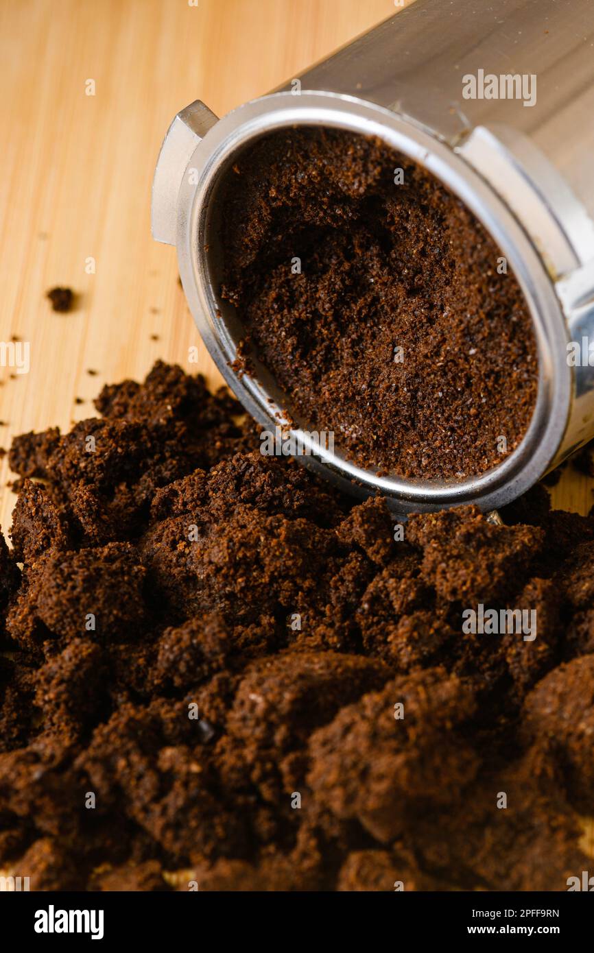 Spent coffee grounds hi-res stock photography and images - Alamy