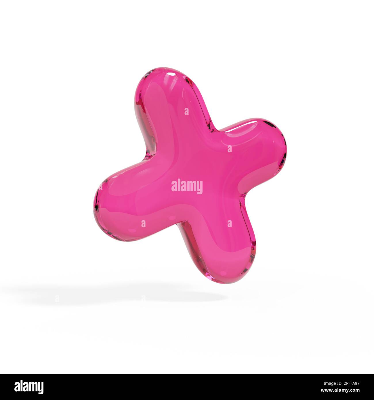 fancy trendy 3d deco geometric objet object isolated in white ...