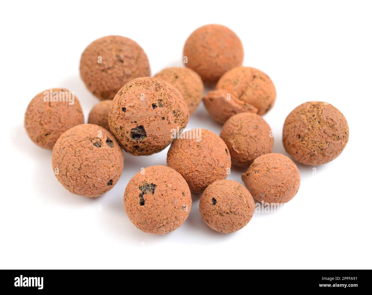 Lightweight expanded clay aggregate or exclay background Stock Photo ...