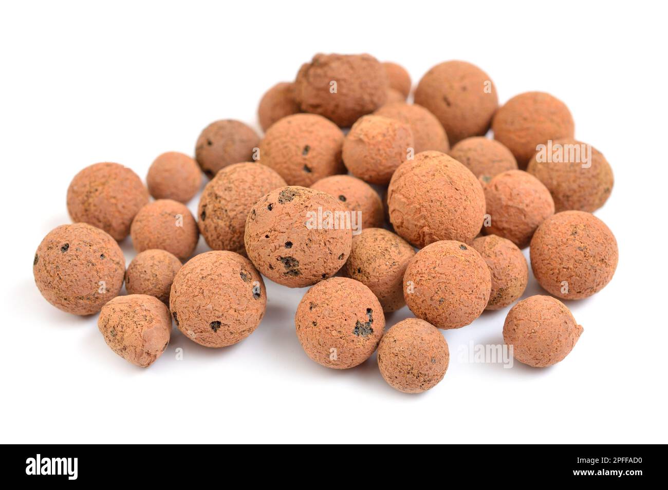 Lightweight expanded clay aggregate or exclay background Stock Photo ...