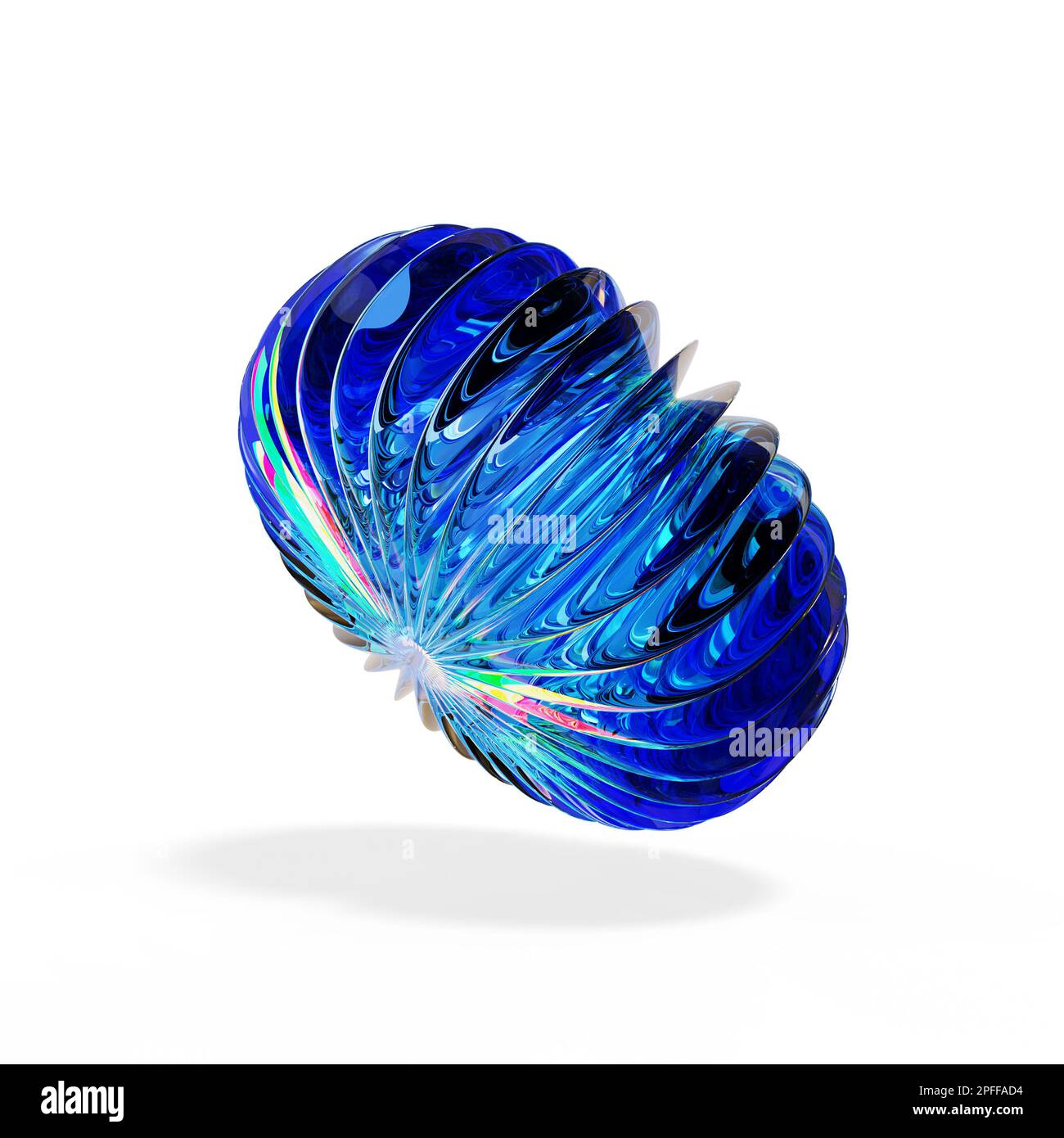 fancy trendy 3d deco geometric objet object isolated in white ...