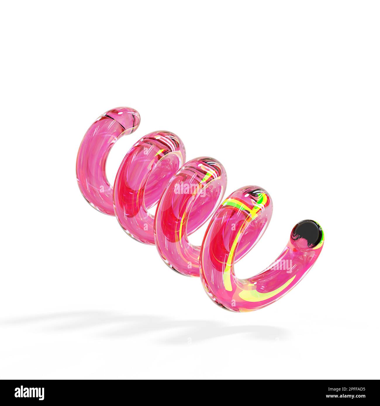 fancy trendy 3d deco geometric objet object isolated in white ...