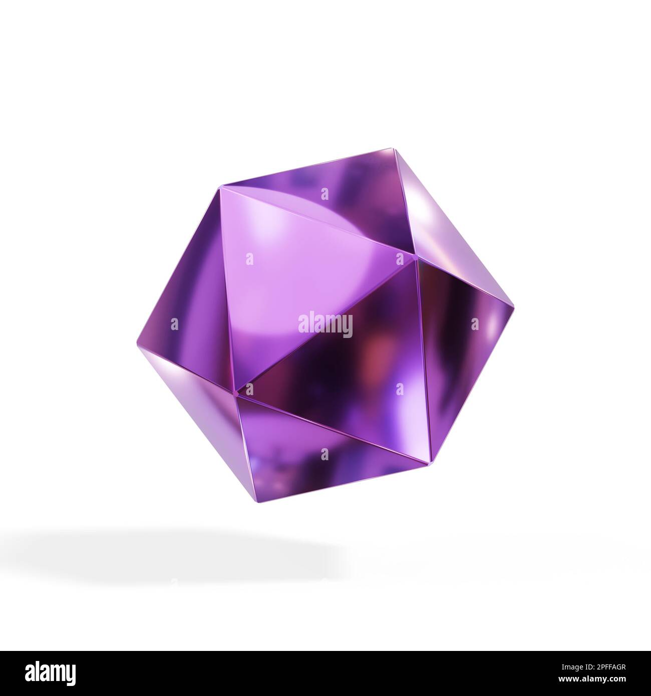 fancy trendy 3d deco geometric objet object isolated in white ...