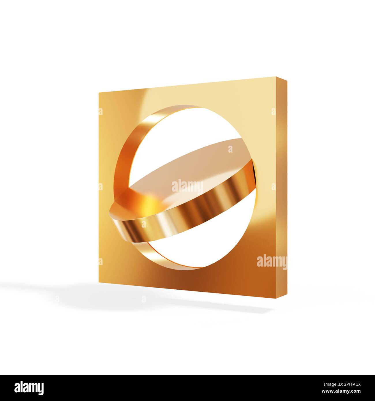 fancy trendy 3d deco geometric objet object isolated in white ...