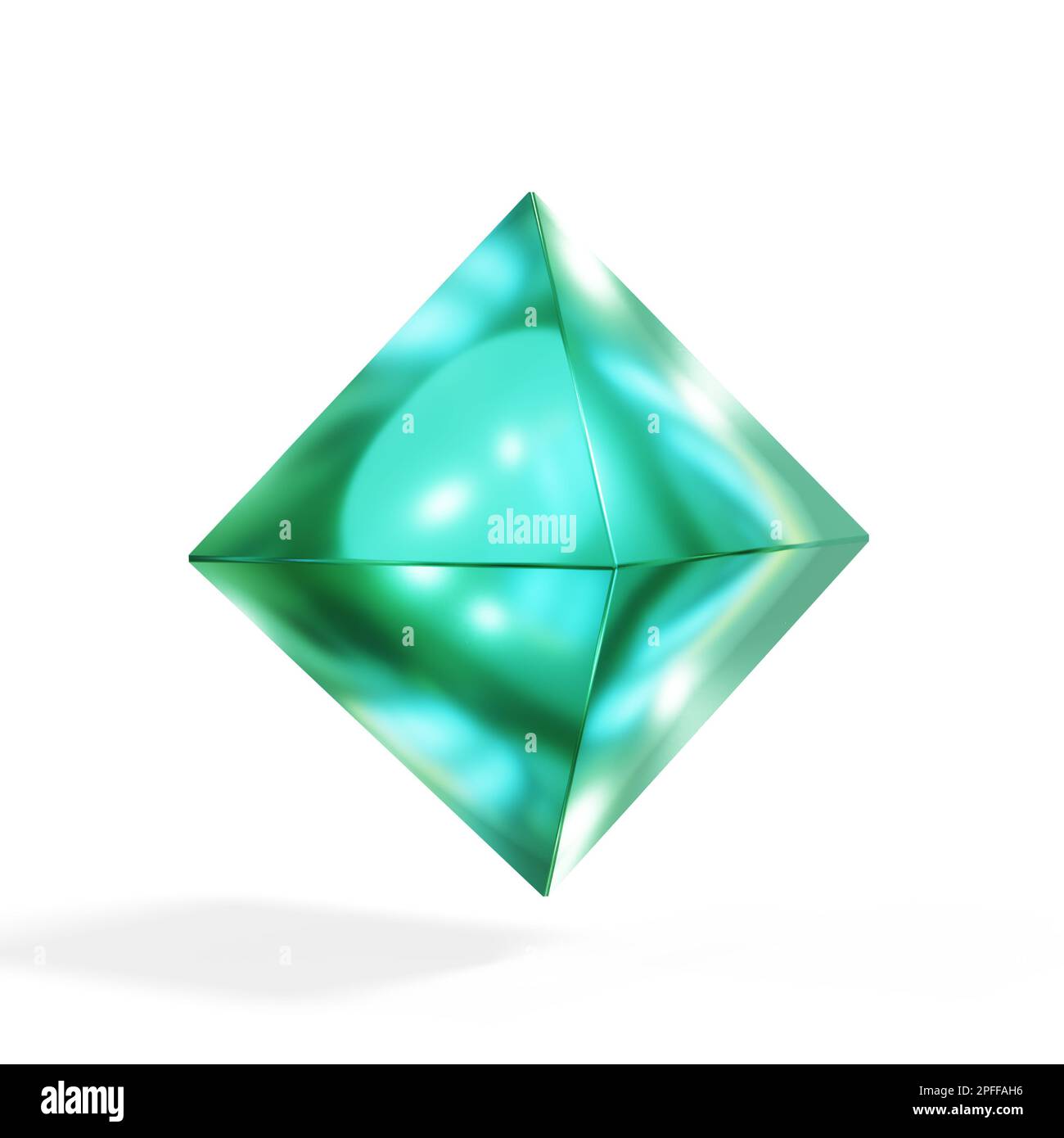 fancy trendy 3d deco geometric objet object isolated in white ...