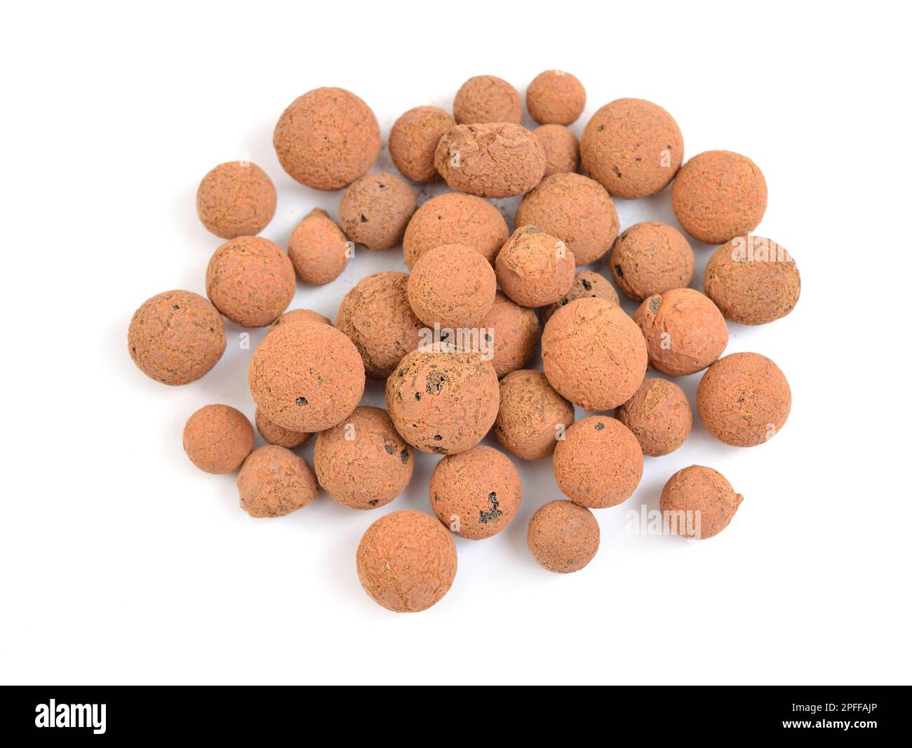 Lightweight expanded clay aggregate or exclay background Stock Photo ...