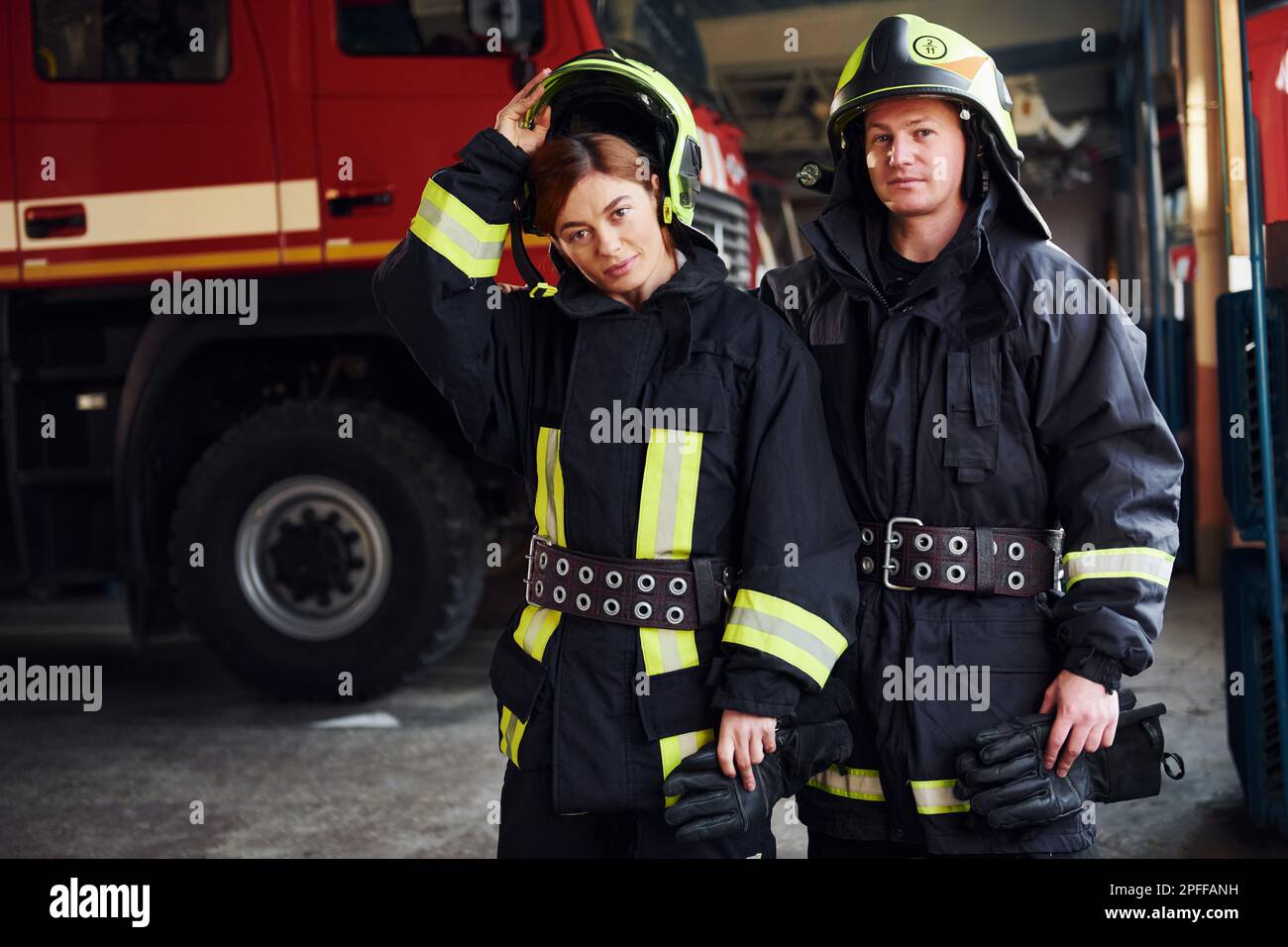 European female firefighters hi-res stock photography and images - Alamy