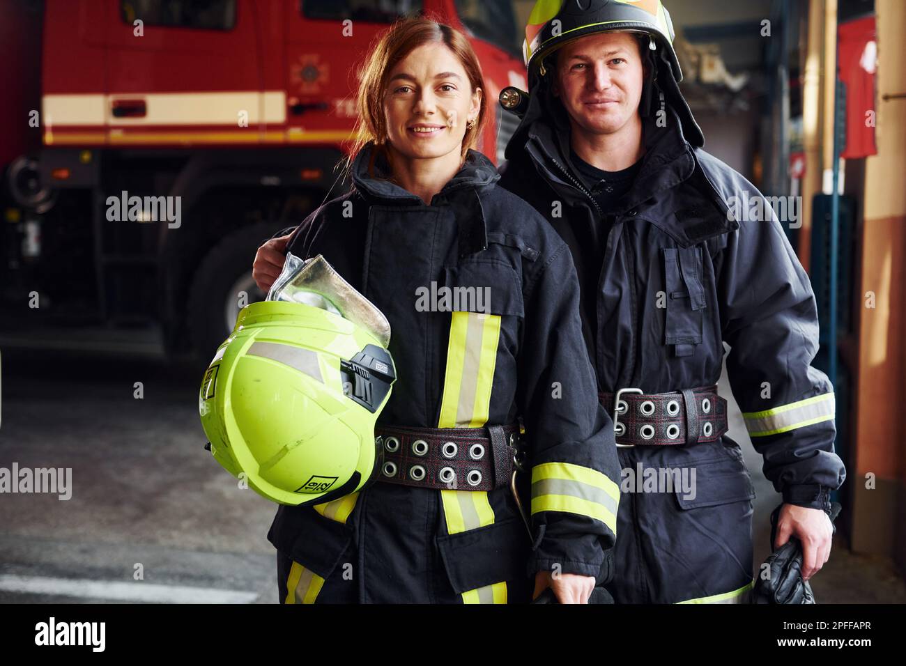 European female firefighters hi-res stock photography and images - Alamy