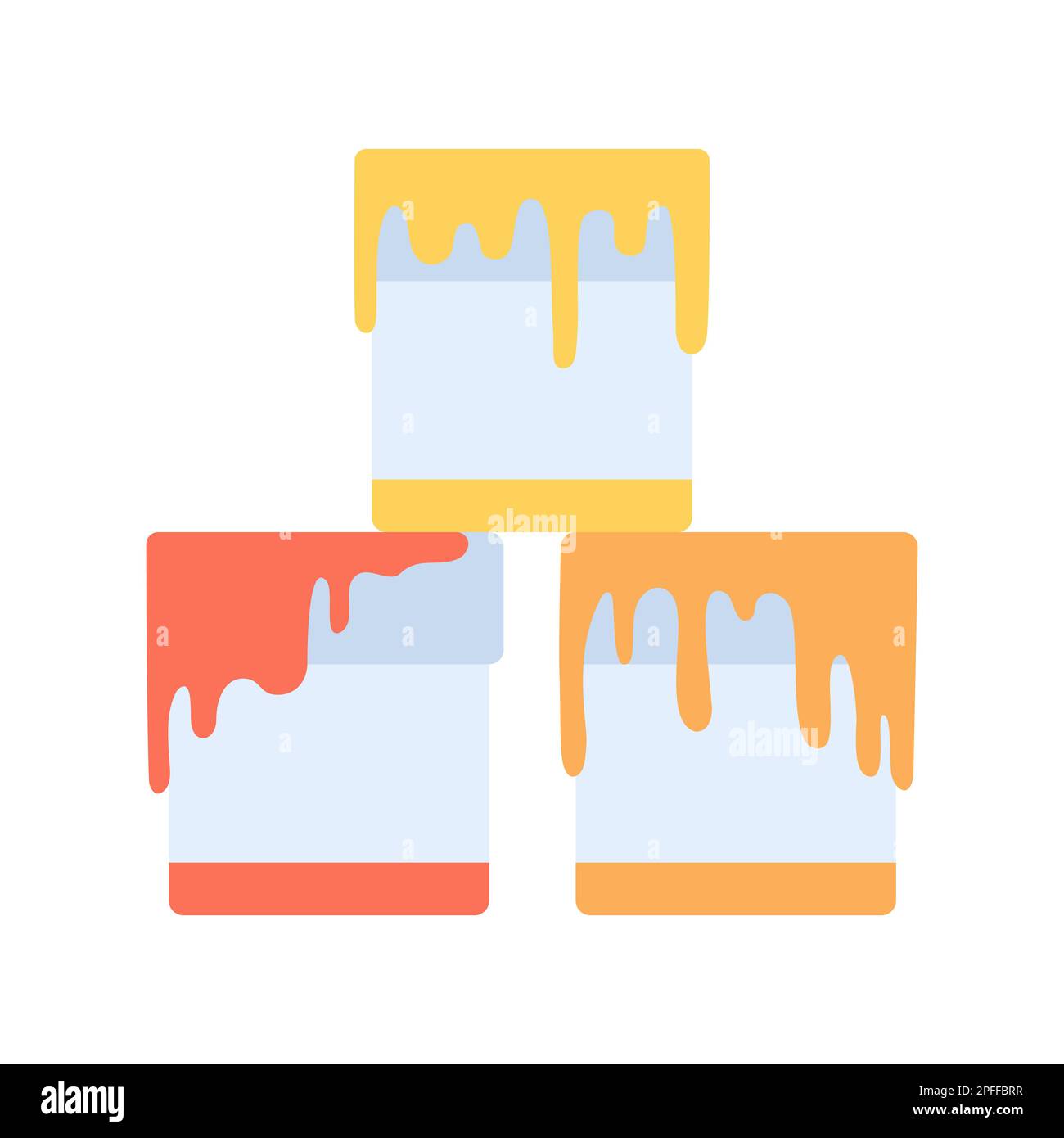 Paint buckets animation hi-res stock photography and images - Alamy