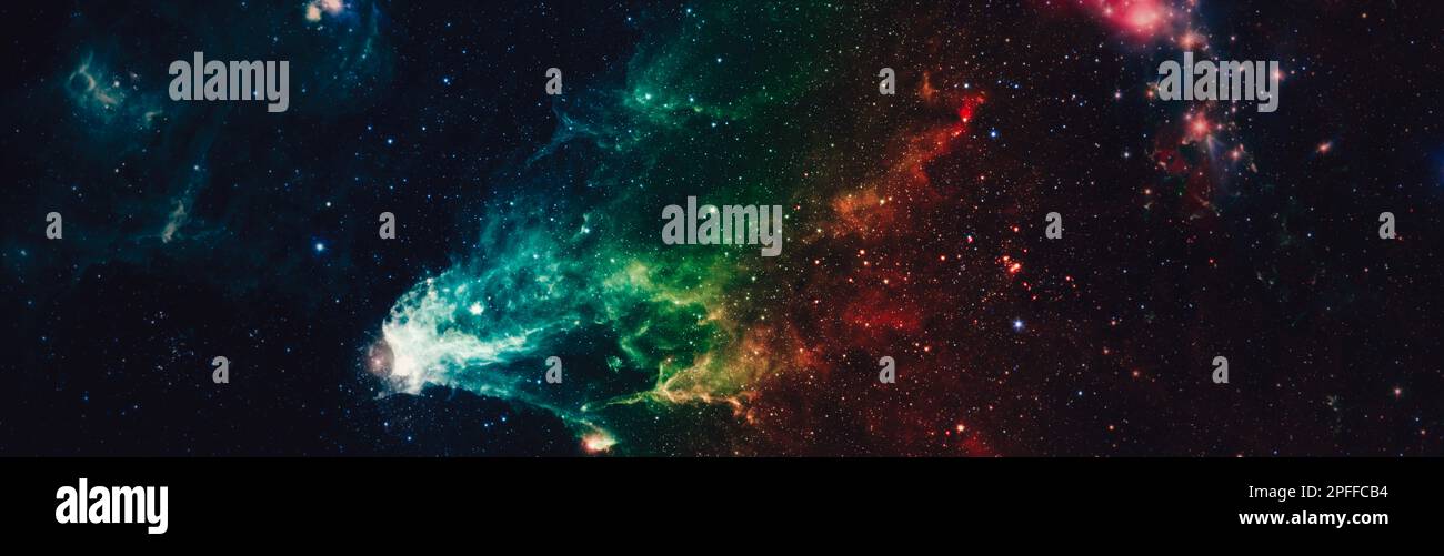 star particle motion on black background, starlight nebula in galaxy at ...