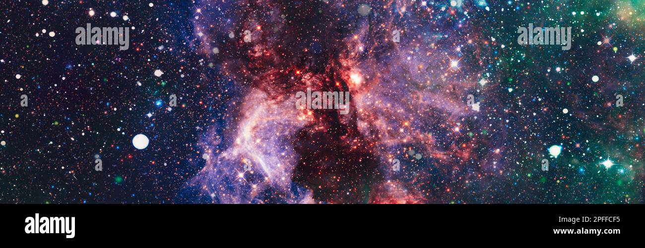 Incredibly beautiful galaxy in outer space. Billions of galaxies in the ...