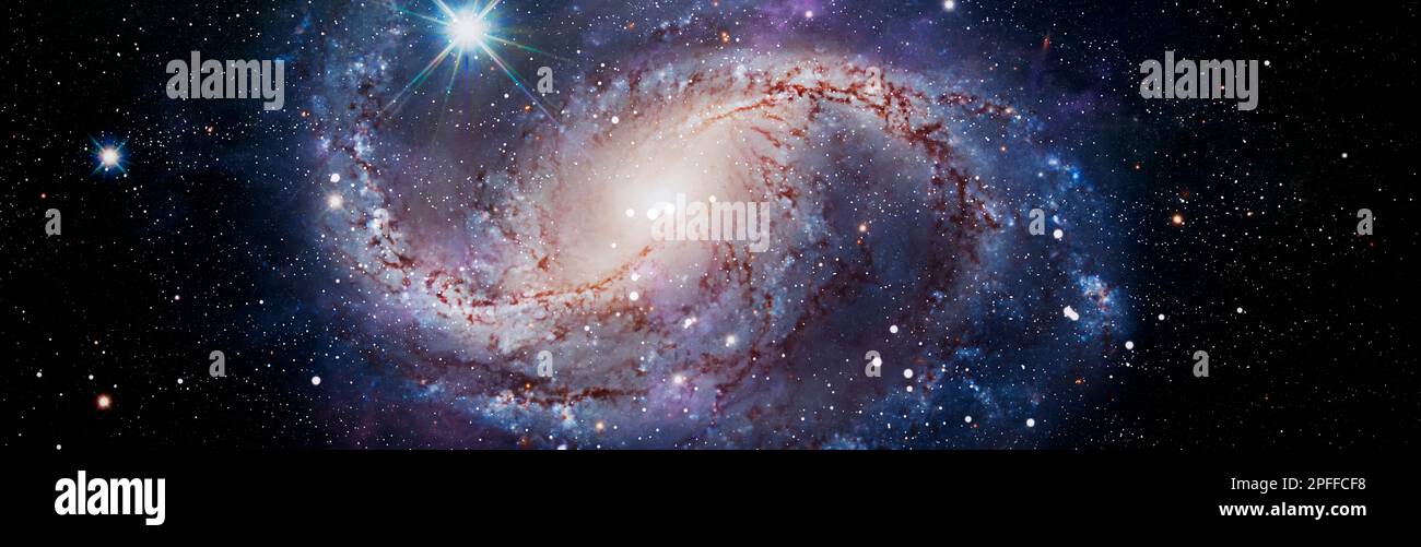 Galaxy and light. Planets, stars and galaxies in outer space showing ...