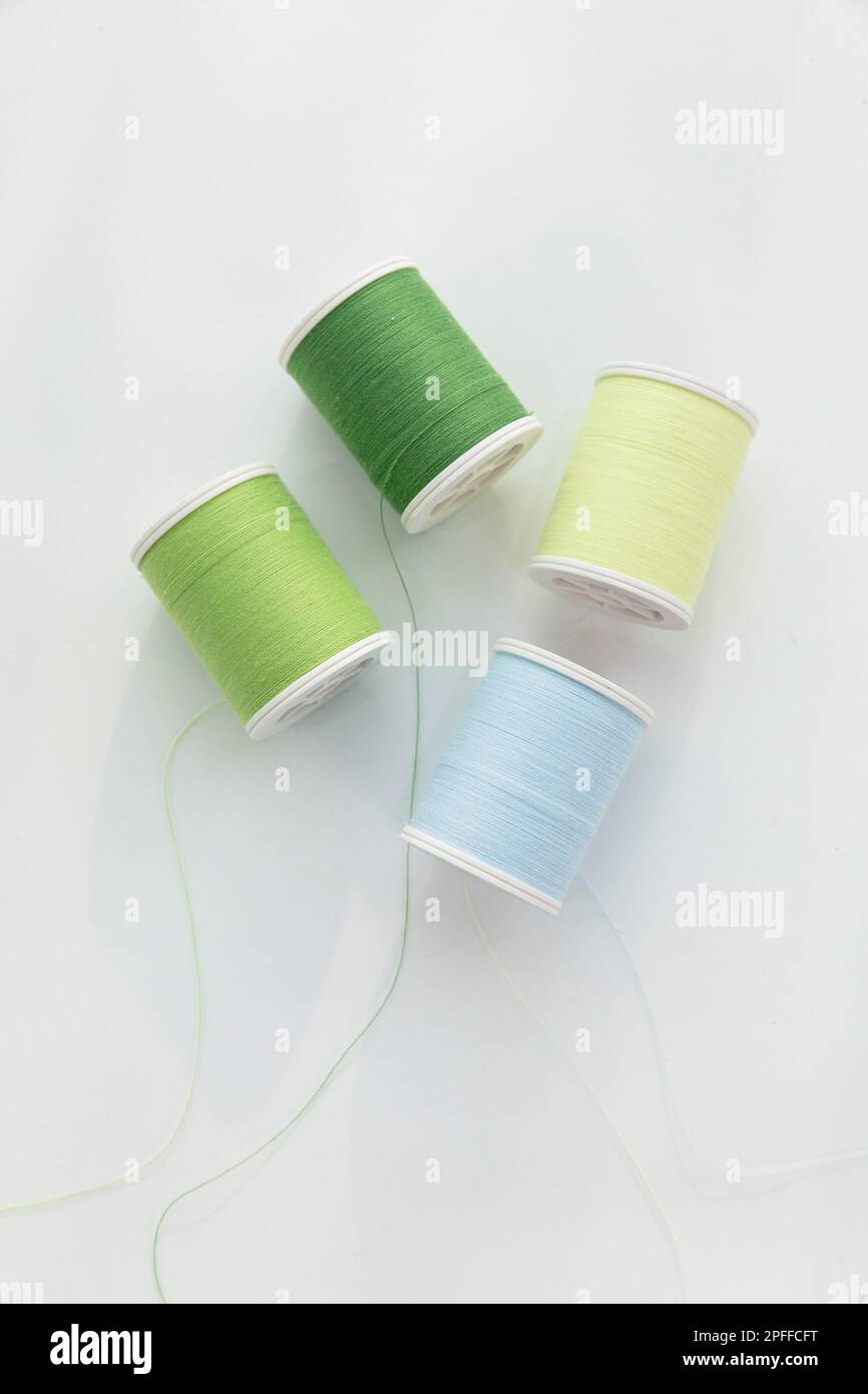 aesthetic photo of handmade, crafting hobbies, thread Stock Photo - Alamy