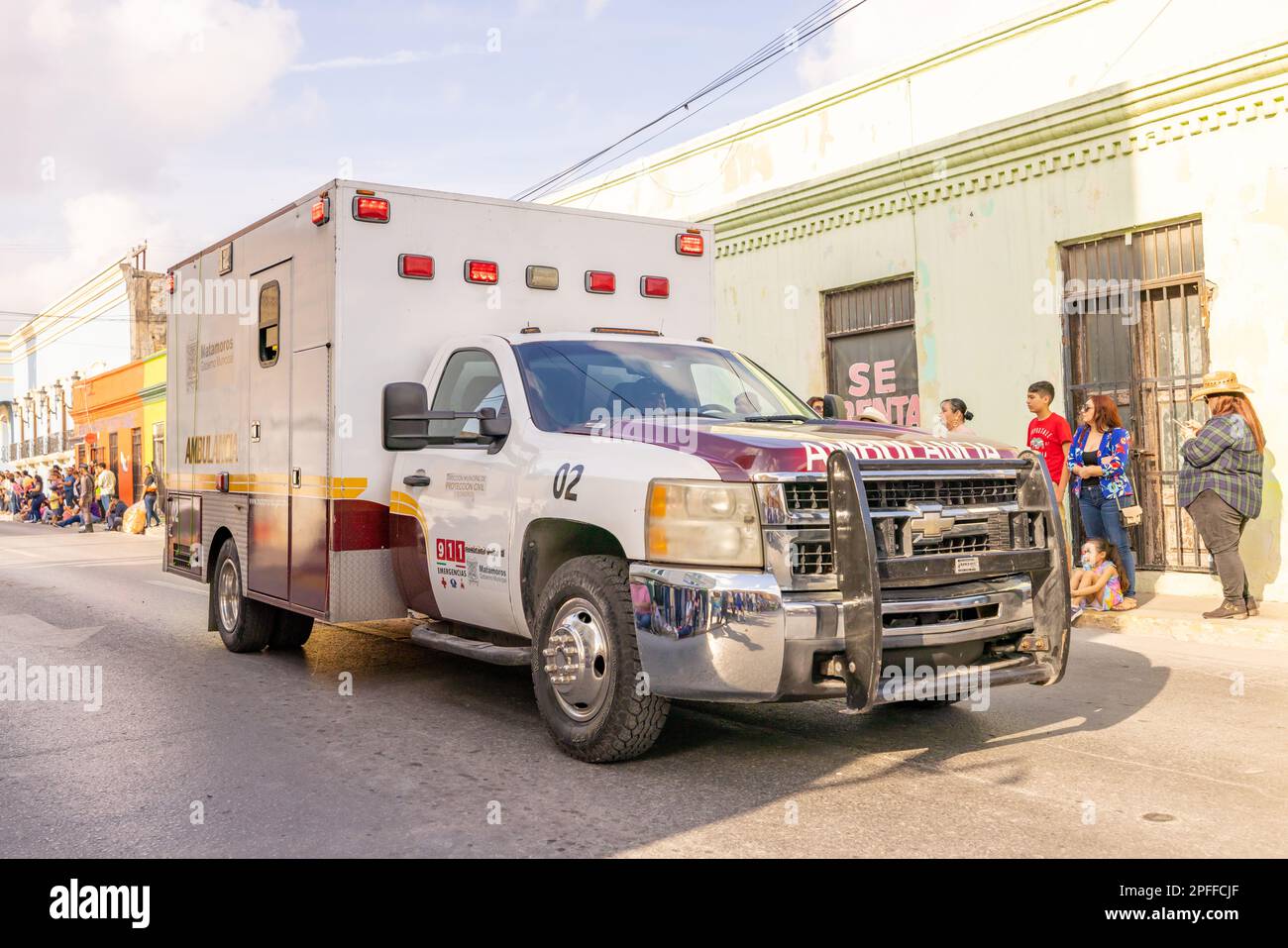 Matamoros, Tamaulipas, Mexico - February 25, 2023: Fiestas Mexicanas ...