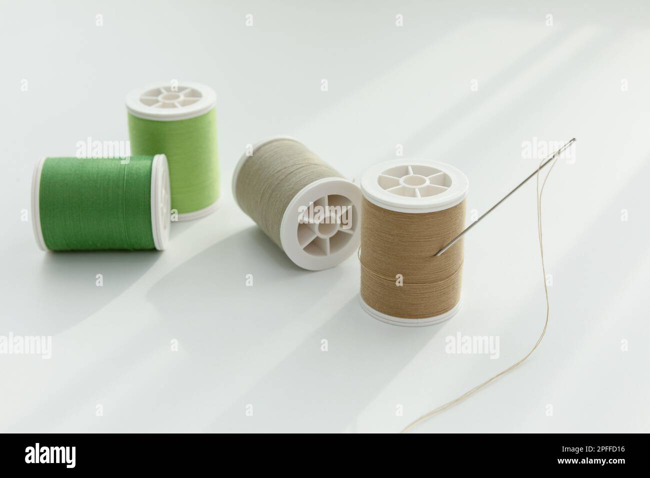 aesthetic photo of handmade, crafting hobbies, thread and a needle ...